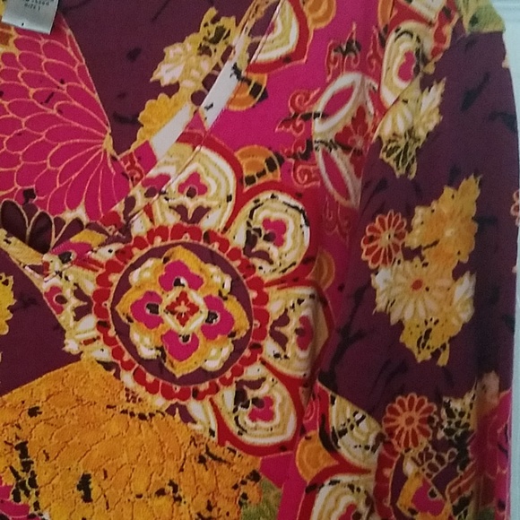 Chico's | Tops | Soft Cotton Bright Colored Tunic Top | Poshmark